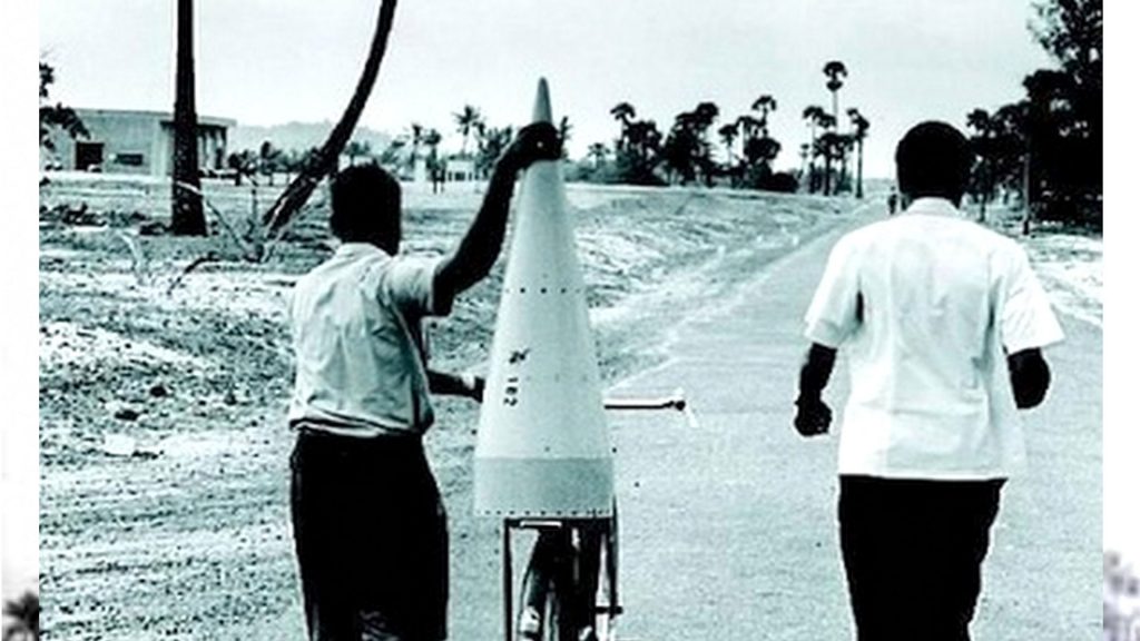 Did you know India's first rocket was brought on cycle?